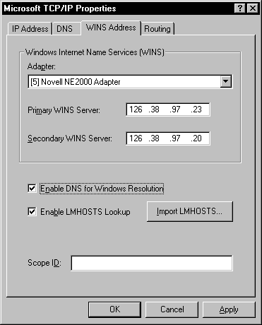 Chapter Eight: Installing and Configuring TCP/IP